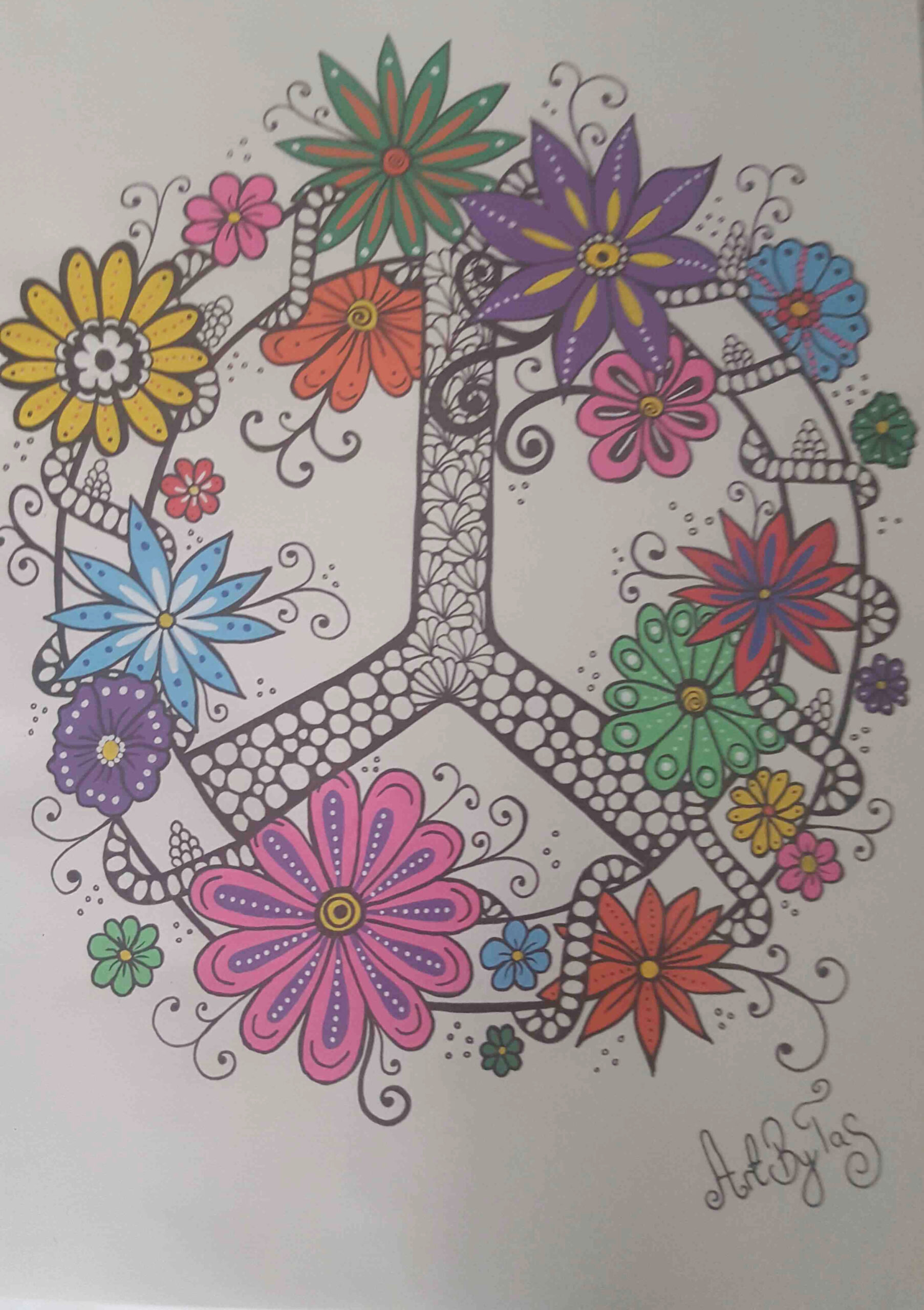 Art & Deco Drawings with Markers and Pens - Art & Deco By Natasha