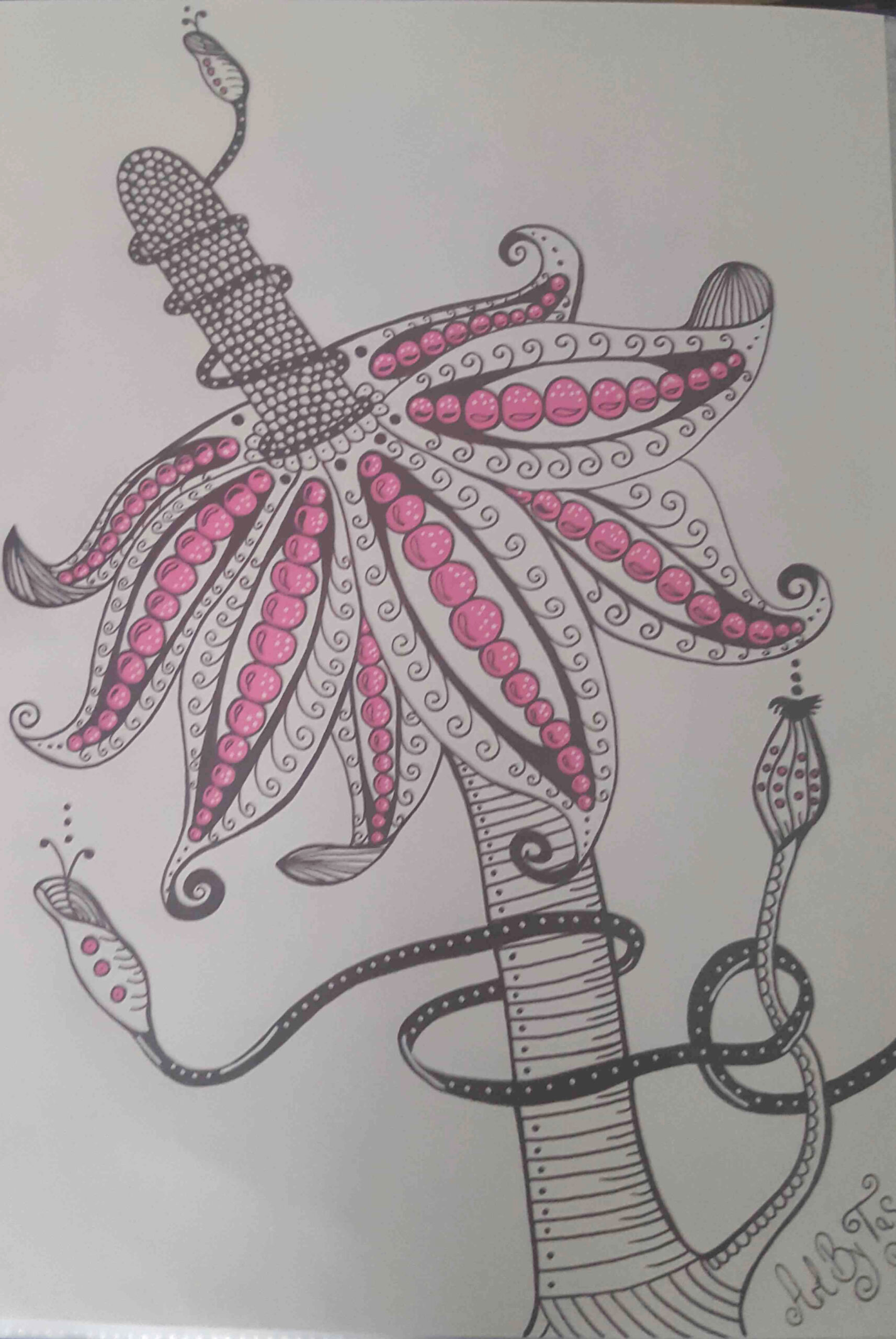 Art & Deco Drawings with Markers and Pens - Art & Deco By Natasha